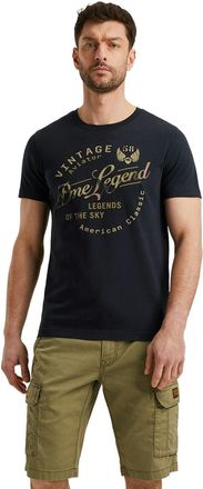 PME Legend Herren Rundhals T-Shirt Short Sleeve R-Neck Single Jersey Play, Größe:XXL, Farbe:5281 Salute