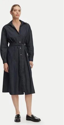 A|X Armani Exchange Hemdkleid XW001794 AF21337 MB001 Dunkelblau Regular Fit