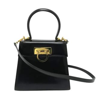 Ferragamo Pre-owned Leder Handtaschen - - Pre-owned - Damen - Schwarzk - ONE SIZE