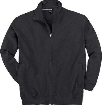 Redfield Sweatjacke Sweatjacke Herren schwarz Redfield Stehkragen XXL