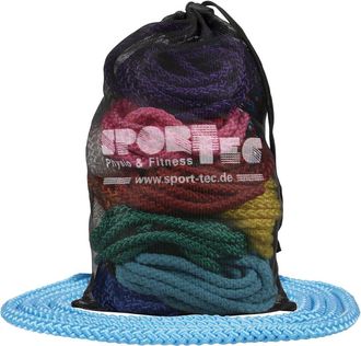 Sport-Tec Gymnastik Springseile Sprungseil Hüpfseil Seilspringen Springschnur Fitness 300cm 10er Set inkl. Aufbewahrungsbeutel