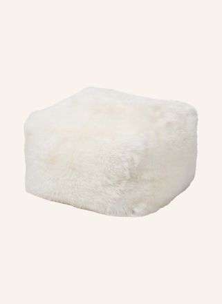 Natures Collection Lammfellpouf Langhaar beige