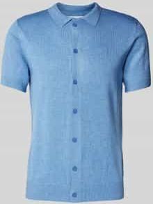 Lindbergh Slim Fit Freizeithemd mit Logo-Stitching Modell Ecovero