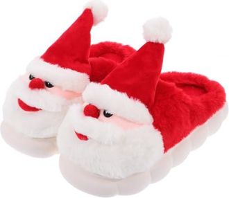 Frcolor Pantoufles De Noël Pour Femme Pantoufles Hiver Chaudes Fourrées Avec Semelle Antidérapante Confortables Pour Intérieur