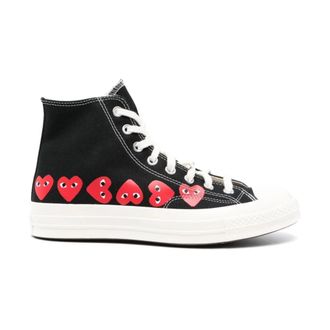 Comme Des Gar&ccedil;ons Multi Heart Ct70 Low Top - - Shoes - Herren - Schwarzk - 39 EU
