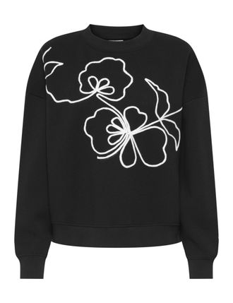 Jacqueline de Yong Jdycanoa L/S Emb Sweat JRS