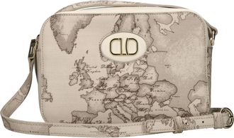 Alviero Martini 1A Classe Femme, Sacs, Beige, Taille: ONE Size Sand Safari Geo Pouch