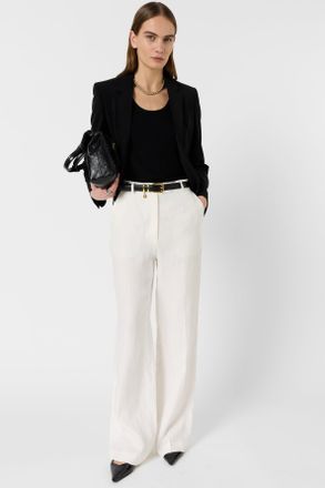 Gerard Darel Pantalon de tailleur en lin - ABELLE - Ecru