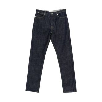 Jil Sander Slanted Baumwoll-Denim-Hose - - Jeans - Herren - Blau - W33