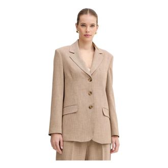 Liu Jo Femme, Vestes, Beige, Taille: 36 FR Blazer Foulard