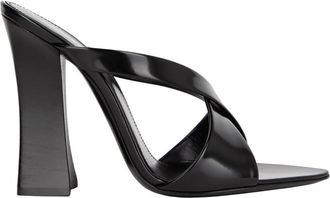 Saint Laurent Sandalen - Eva Mules Black - Gr. 36,5 (EU) - in Schwarz - für Damen