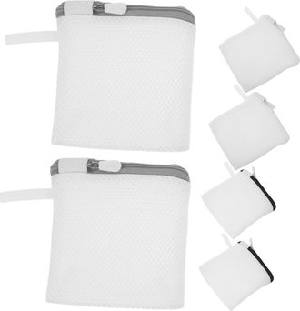 Amosfun 6 St&uuml;ck Kleine Dicke Netz-w&auml;sches&auml;cke mit Antiverknotungsnetz Pod-aufl&ouml;sungsschutz Duftperlen-aufbewahrung f&uuml;r Empfindliche W&auml;sche und Waschmaschinen 