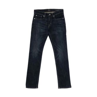7 For All Mankind Homme, Jeans, Bleu, Taille: W30 Denim Cinque Tasche