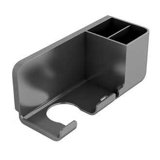 Generic Haartrockner Aufbewahrung - Wandmontiertes Kleberegal - Rostfreier Haartrockner Halter,f&uuml;r Zuhause Badezimmer Wohnung Schrank Wohnheim Salon Waschraum