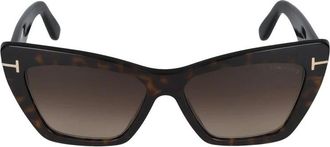 Tom Ford unisex, Accessoires, Brun, Taille: 56 MM Wyatt Lunettes de soleil