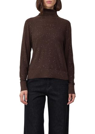 s.Oliver Rollkragenpullover mit feinen Pailletten