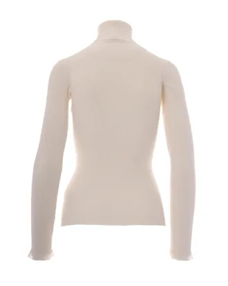 Elisabetta Franchi Womens Jumper Doclevita Tricot Butter Viscose Polyamide Jumpers Sweater