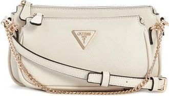 Guess Noelle Double Pouch Crossbody Bone