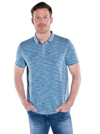 Engbers Poloshirt Herren Polo-Shirt meliert, Hellblau