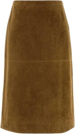 Jil Sander Wildlederminirock - - Skirts - Damen - Braun - L
