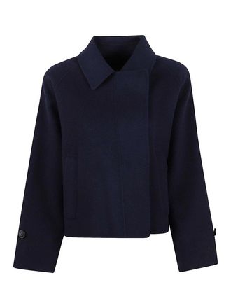 Max Mara Kurzer Mantel - Blau