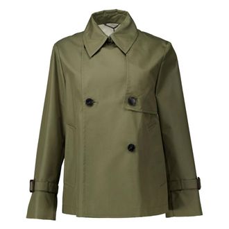 Max Mara Trench Biglia Vert - Femme - Manteaux - Vert - Taille: 40 FR