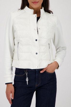 Monari Outdoorjacke Steppjacke mit Neopren-Details - Regular Fit