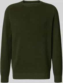 Fynch-Hatton Regular Fit Strickpullover aus reiner Baumwolle