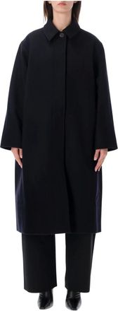 STUDIO NICHOLSON Ria Manteau Droit - Femme - Manteaux - Bleu - Taille: 34 FR