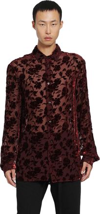 Ann Demeulemeester Andre Roses D&eacute;vor&eacute; Shirt