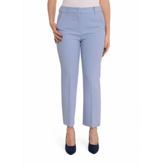 Max Mara Klassische Hose mit amerikanischer Tasche - - Trousers - Damen - Blau - L