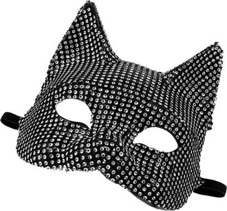 BESPORTBLE Halloween-partymaske Lustige Maske Schwarze Katze Halloween-katzenmaske Tierische Cosplay-Maske Katzenkost&uuml;m Lustiges Kost&uuml;m Halloween Dekoration Hall