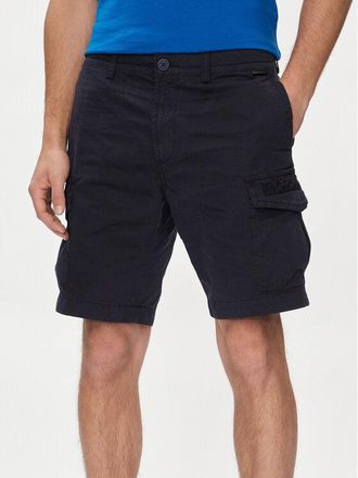 Napapijri Stoffshorts N-Deline NP0A4HOT Dunkelblau Regular Fit
