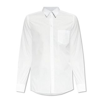 Dolce & Gabbana Hemd mit gestreiftem Muster - - Shirts - Herren - Wei&szlig; - 3XL