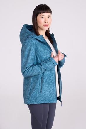 Mountain Warehouse Exodus Softshelljacke Wasserbest&auml;ndig f&uuml;r Damen (Dunkles Aquamarin)