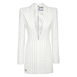 Philipp Plein Damen, Kleider, Wei&szlig;, SGr&ouml;&szlig;e