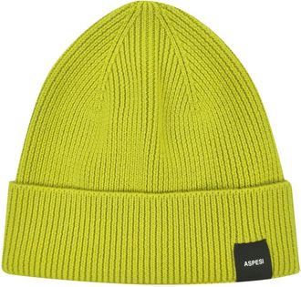 Aspesi Homme, Accessoires, Vert, Taille: 56 CM Ribbed Beanie