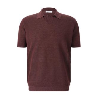 Roberto Collina Polo Shirt - - Tops - Herren - Rot - 3XL