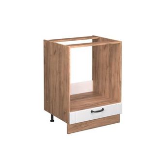 Vicco Meuble pour Four Fame-Line, Blanc Campagne, 60cm, PT Anthracite