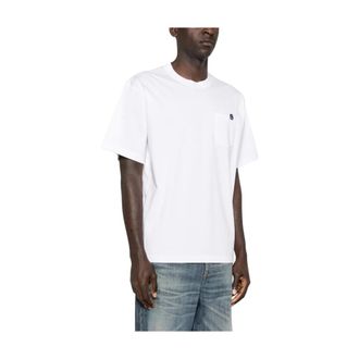 sacai Homme, Tops, Blanc, Taille: L T-shirt Scm-336 101