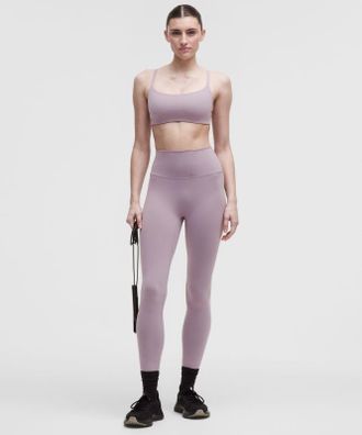 lululemon Wunder Train No Line High-Rise Leggings 25 f&uuml;r Frauen - Gr&ouml;&szlig;e 10 in Lotus Lavender