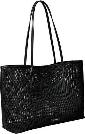 Calvin Klein Sac cabas en maille &agrave; logo