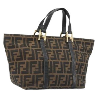 Fendi Sac cabas Zucca Pre-owned - Femme - Pre-owned - Brun - Taille: ONE Size