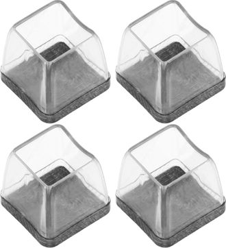 SOLUSTRE 4 St&uuml;ck Silikon Stuhlbeinkappen Bodenschoner f&uuml;r Hartholzb&ouml;den Verschlei&szlig;fest rutschfest Passend f&uuml;r Stuhlbeine 28 35mm M&ouml;belfu&szlig;schutz f&uuml;r Tisch und Z