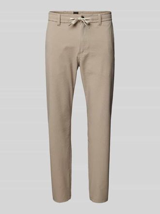 Boss Orange by Hugo Boss Tapered Fit Chino mit Strukturmuster