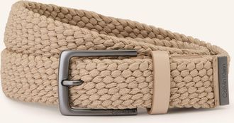 Calvin Klein Flechtg&uuml;rtel beige