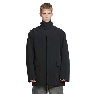 Rick Owens Tower Collared Mac