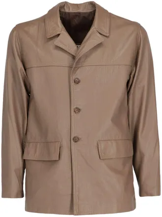 A.N.G.E.L.O. Vintage Cult veste en cuir (années 1960) - Marron