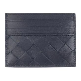 Bottega Veneta Pre-owned Leder Portemonnaies - - Pre-owned - Herren - Blau - ONE SIZE