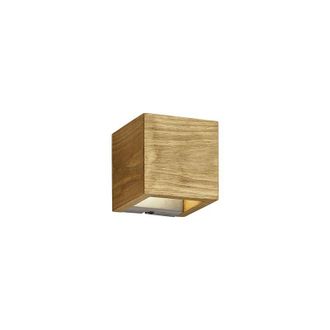 Trio Applique, Applique murale led en bois Brad Naturel en Wood, TRIO